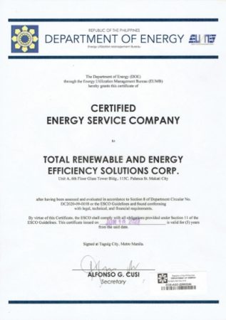 TREES KALTIMEX PHILIPPINES – Total Renewable and Energy Efficiency ...